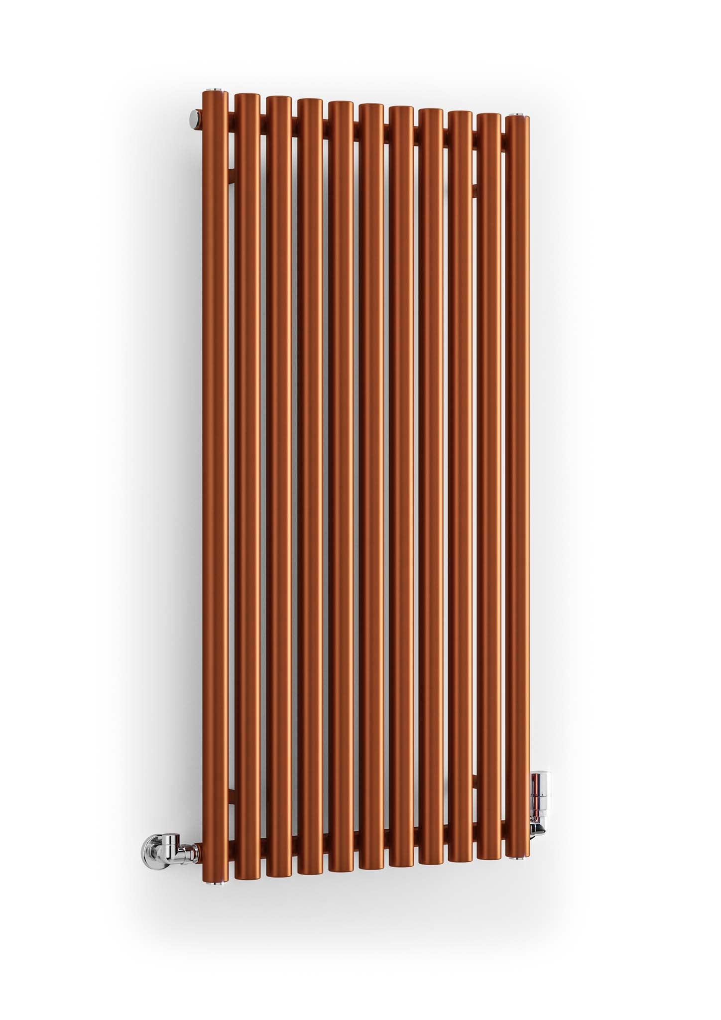 Terma ROLO True Copper Vertical Single Panel Round Tube Radiator